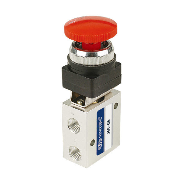 Plat Round Hand Operated Air Directional Control Valves Stop Type ...